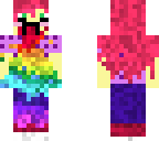 Pink Puke Overlay Transforming Skin | Minecraft Skin