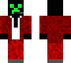 smoking creeper steve | Minecraft Skin
