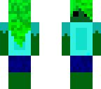 infected girl | Minecraft Skin