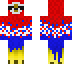 patriotic parrot | Minecraft Skin