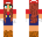 Cute Mario Girl | Minecraft Skin