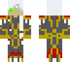 Blood Elf White Hair | Minecraft Skin
