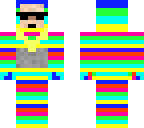 rainbo mlg teletubby | Minecraft Skin