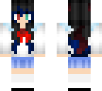 Black hair school girl | Minecraft Skin