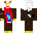 derpy bald eagle | Minecraft Skin