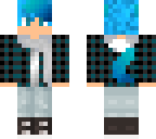 Blue Wolf Boy | Minecraft Skin