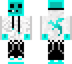 blue slime gamer | Minecraft Skin
