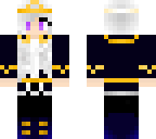 Nightmare Female Sans | Minecraft Skin