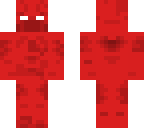 MeeZoid skin in red | Minecraft Skin