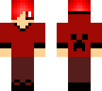 Cute Red Gamer Boy | Minecraft Skin
