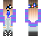 Blue Soul Frisk Edit | Minecraft Skin