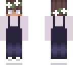 White and blue Anime Boy | Minecraft Skin