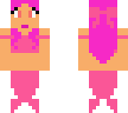 little pink mermaid | Minecraft Skin