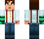 Jesse with prismarine gauntlet | Minecraft Skin