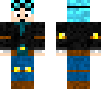 DanTDm blue hair | Minecraft Skin