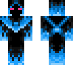 Icy Devil skin with pink eyes | Minecraft Skin