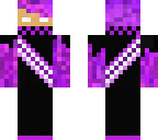purple man | Minecraft Skin