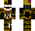 Ignited Nightmare Fredbear | Minecraft Skin
