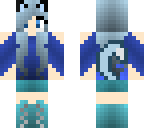 Blue star girl | Minecraft Skin