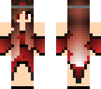 Dark Evil Girl | Minecraft Skin