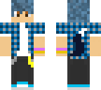 Blue Werewolf Boy | Minecraft Skin