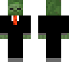 Dave the zombie with a suit | Minecraft Skin