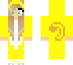 yellow cat girl | Minecraft Skin