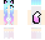 Pastel Fox Girl | Minecraft Skin