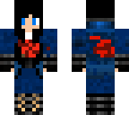warrior girl bleeding | Minecraft Skin