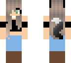Cute WereWolf Girl | Minecraft Skin