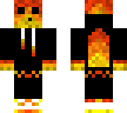 Fire Slime | Minecraft Skin