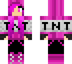 Pink tnt Female | Minecraft Skin
