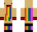 Rainbow Derpy boy | Minecraft Skin