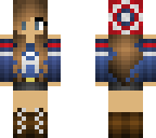 Cap Girl | Minecraft Skin