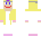 blond hair girl with tiara and dress | Minecraft Skin