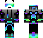 Rainbow Panda | Minecraft Skin
