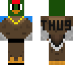 edited thug bird | Minecraft Skin