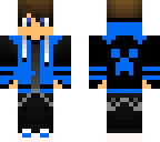 Blue boy gamer | Minecraft Skin