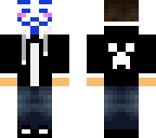blue hacker | Minecraft Skin