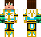 Jesse With Tim's Armor and Gauntlet | Minecraft Skin