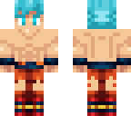 Goku ssj blue | Minecraft Skin