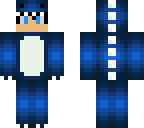 Blue Dino Boy | Minecraft Skin