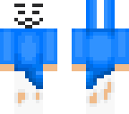 blue hacker | Minecraft Skin