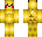 Hidden Derp Pikachu Remastered | Minecraft Skin