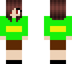 Undertale pacifist Chara | Minecraft Skin