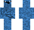 Cookie Monster Derp | Minecraft Skin