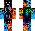 fire and ice derp | Minecraft Skin