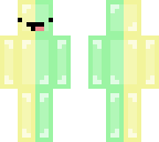 Green and Yellow Derp half | Minecraft Skin