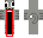 Unspeakable Cat with mustache | Minecraft Skin