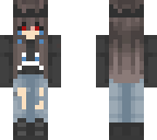 chibi sad girl | Minecraft Skin